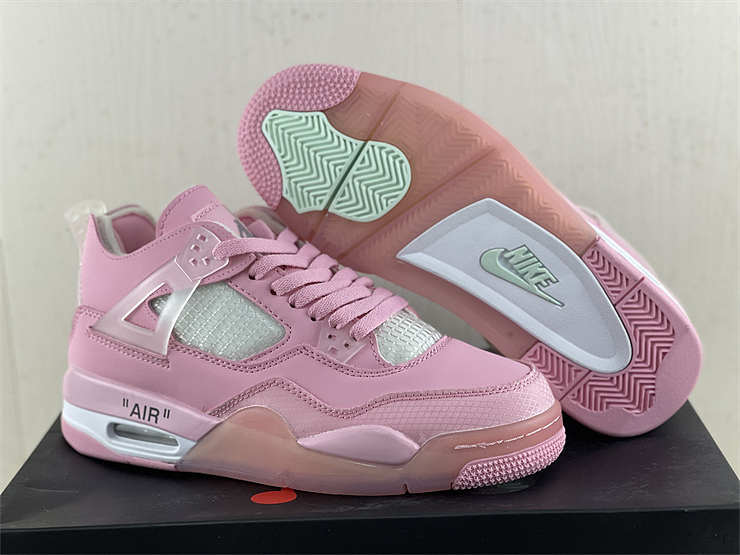 OFF-WHITE x AJ4 Pink Pastel - katehub